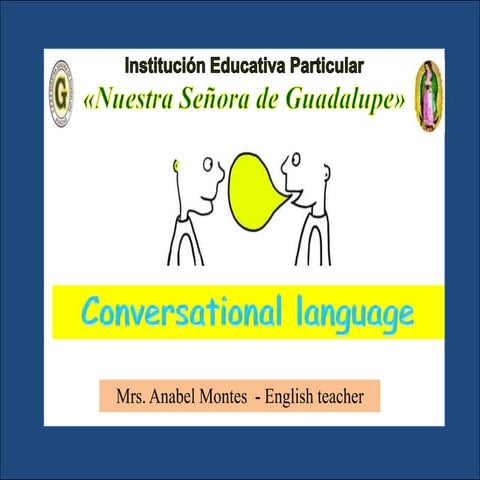 Conversational language | PPTX