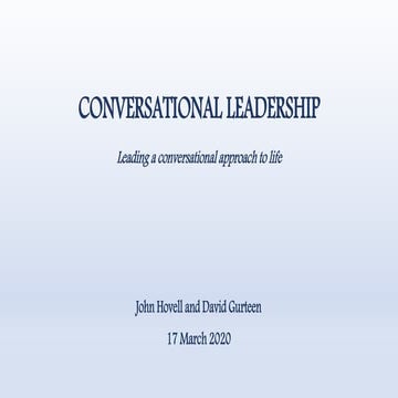 Conversational Leadership | PPTX