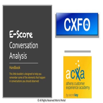 Conversation Analysis Handbook | PPT