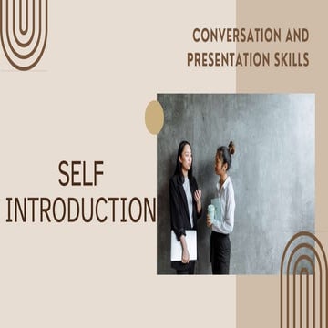 CONVERSATION AND PRESENTATION Irfana Mam.pptx