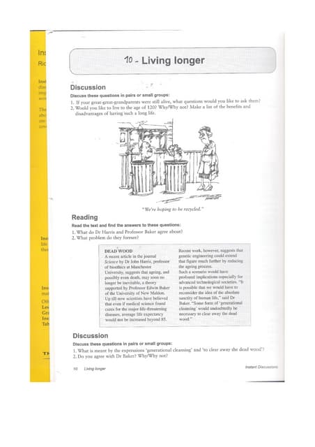 Conversation lesson 25 10-10 activity 2 | PDF