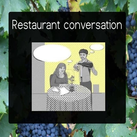 Restaurant Conversation | ODP