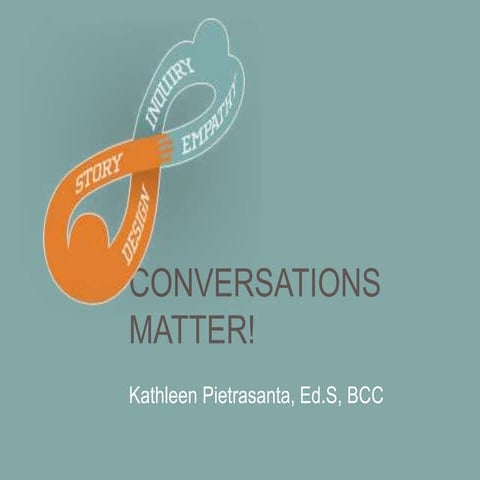 Conversations Matters - Center for School Transformation | PPTX