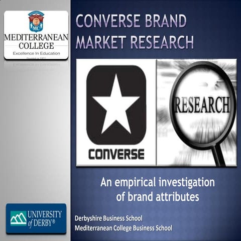 Brand Εquitty Research: Converse Case Study | PDF | Business | Business ...