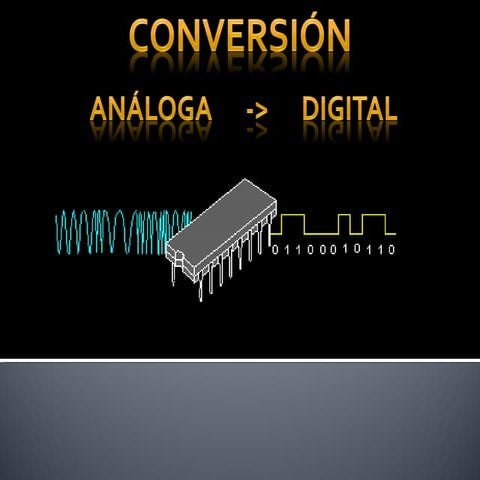 Conversion analogo digital | PPT