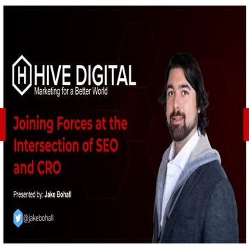 Conversion Conference - 2022 - Joining Forces at the Intersection of SEO and CRO | PDF | Search ...