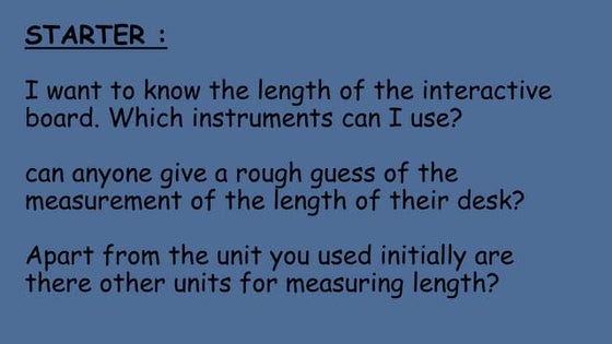 Conversion of measures of length ppt-grade 3 | PPT