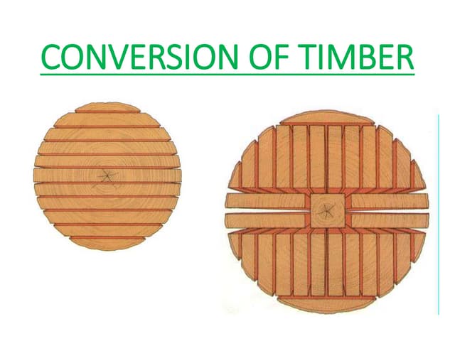 11 conversion of timber | PPT