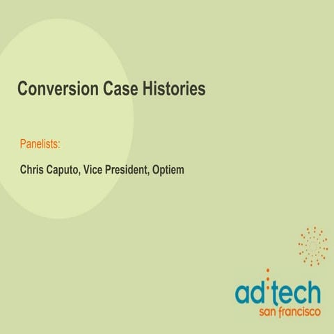 Conversion Success Stories-Chris Caputo | PPTX | Marketing and ...