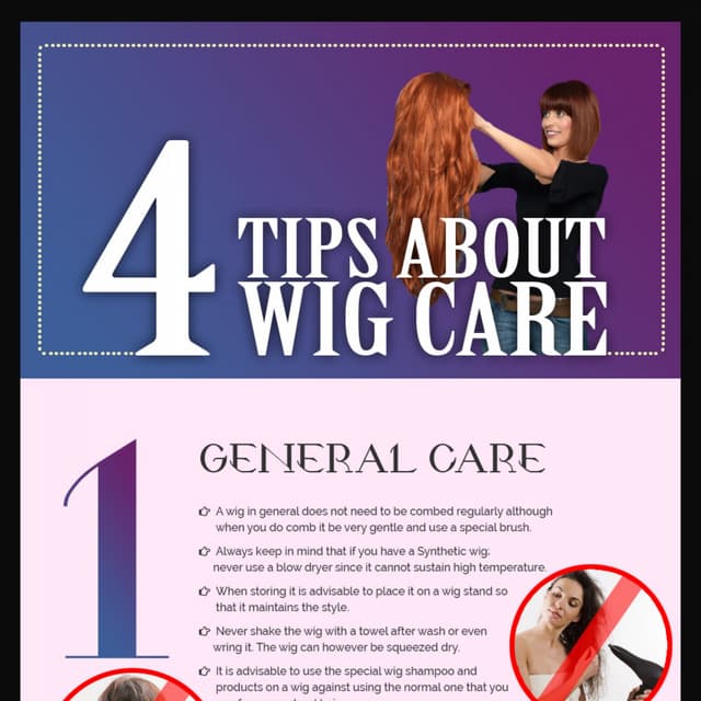 4 Tips about Wig Care | PDF