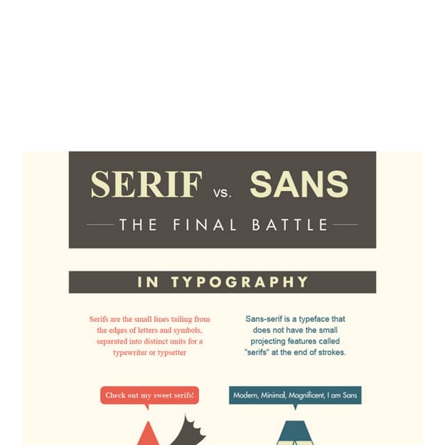 Serif vs Sans Serif | PDF
