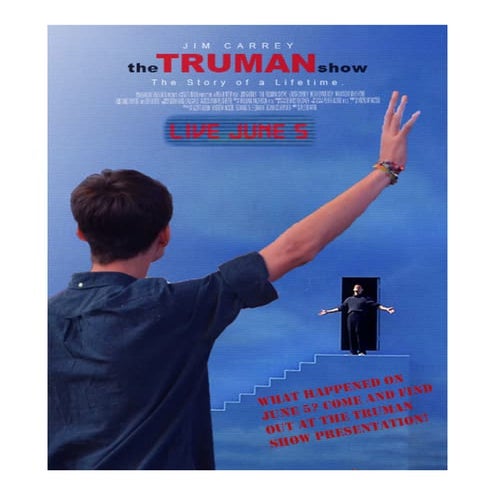 The Truman Show poster | PDF