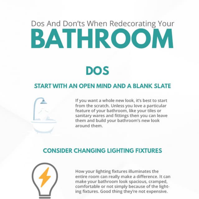 Dos And Don’ts When Redecorating Your Bathroom | PDF
