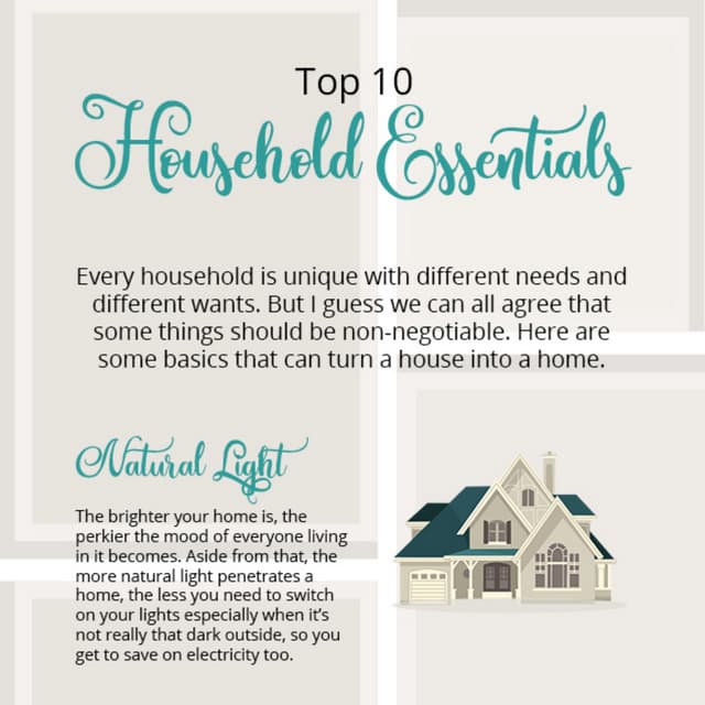 Top 10 Household Essentials | PDF