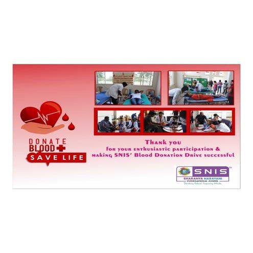 Blood Donation Drive by SNIS! | PDF