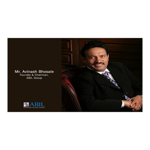 Mr. Avinash Bhosale is the founder of the ABIL Group | PDF