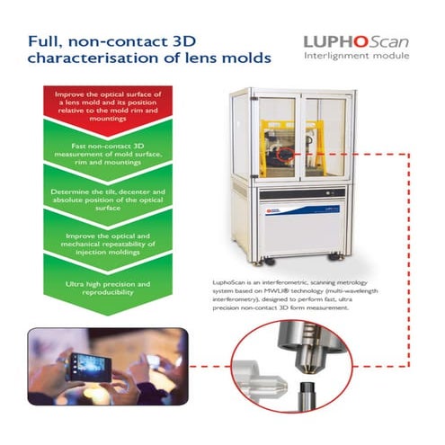 Infographic - Non contact 3d characracterization of Lens Molds | PDF