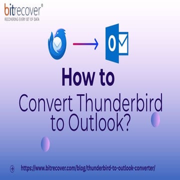 Convert Thunderbird to Outlook into bulk | PDF