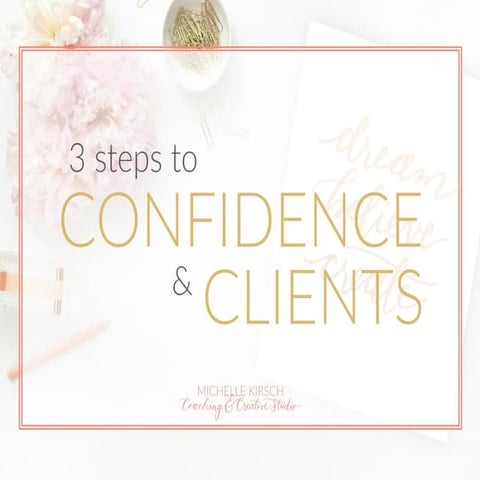 3 Steps to Confidence & Clients | PPT