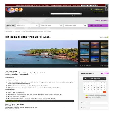 Explore Goa Tours Packages – Beaches, Local Culture, Fun and Relaxation ...