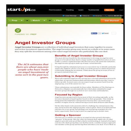 Angel Investor Groups | Startups.co