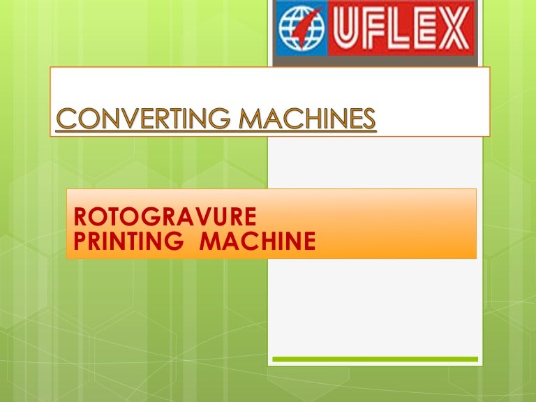 Converting machines