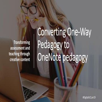 Converting One-Way Pedagogy to OneNote pedagogy | PDF | Educational ...
