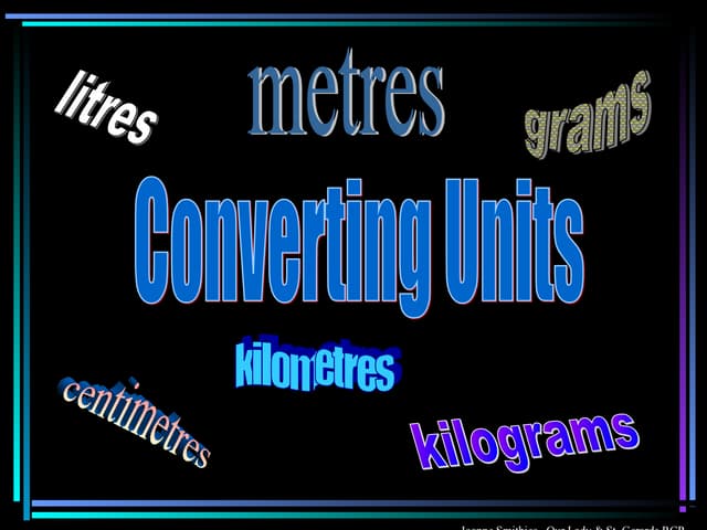 Metric Conversion | PPT