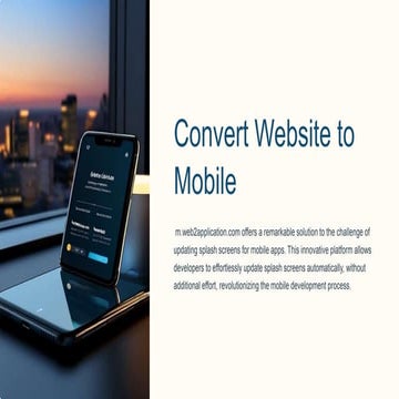 Convert Website To Mobile Convert Website To Mobile.pptx