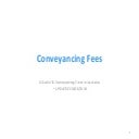 Conveyancing fees