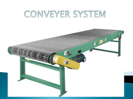 conveyor belt | PPTX