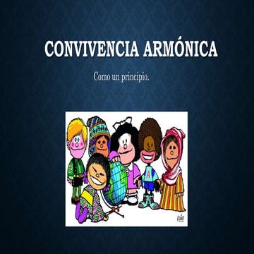 Convivencia armonica | PPTX