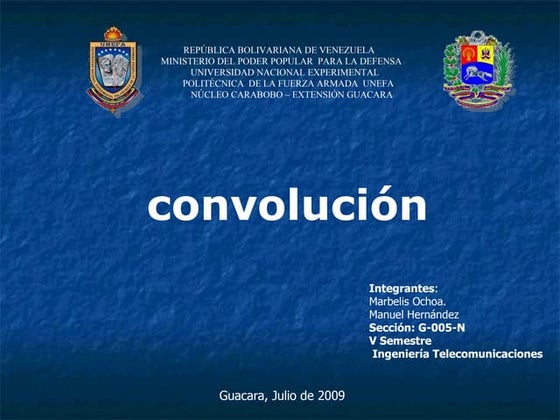 Propiedades de la convolución | PPT