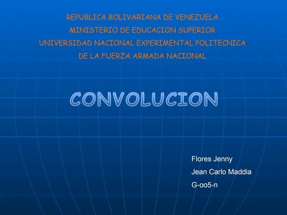 Propiedades de la convolución | PPT