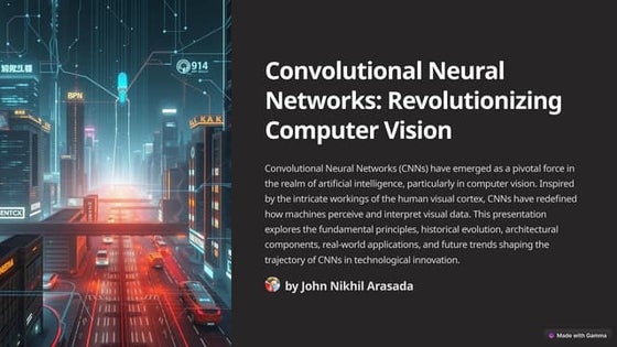 Convolutional Neural Network (CNN) | PPT