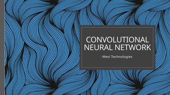 Convolutional neural network | PPT Convolutional neural network | PPT