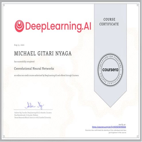 Convolutional Neural Networks DEEP LEANING AI.pdf | Technology Industry ...
