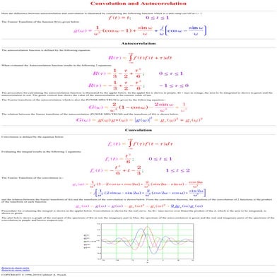 Convolution and autocorrelation | PDF