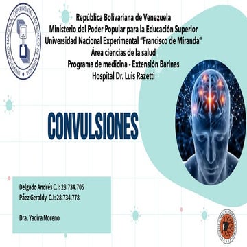 Convulsión diapositivas para el manejoo | PPTX