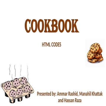 Cookbook 1pptx Html And Css Presentation Ppt 0448