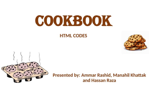 Cookbook 1pptx Html And Css Presentation Ppt 0448