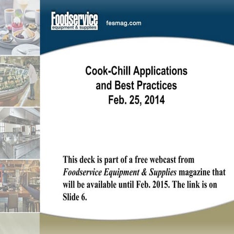 Cook-Chill Equipment Applications and Best Practices | PPT | Cooking ...