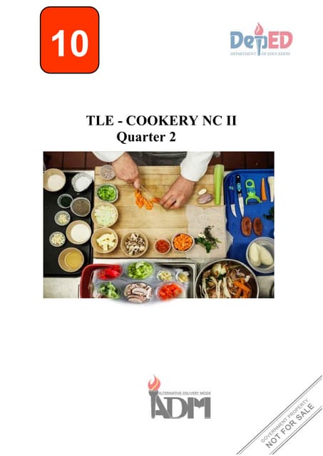 Cookery 10 4th grading lo2 . cook meat cuts 2.3 prepare and use ...