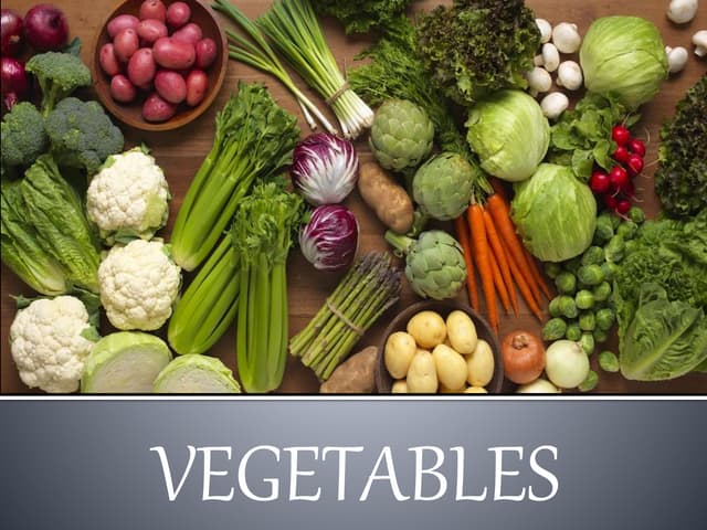 Present Vegetable Dishes | PPTX