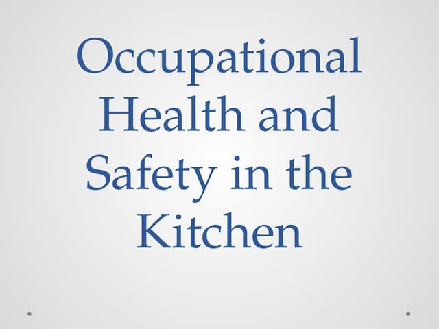 Lesson 7_Practice Occupational Health and Safety Procedures (LO1) | PPTX