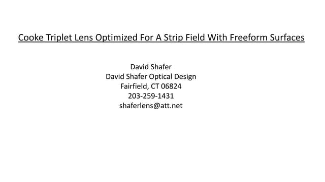 Offner relay design variants | PPTX