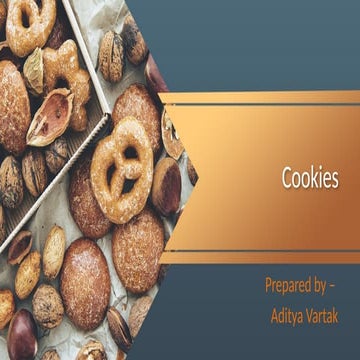 What is cookies and its types in culinary | PPTX
