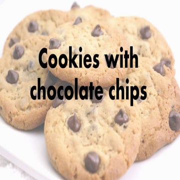 Cookies chocolate chips 2 | PPT