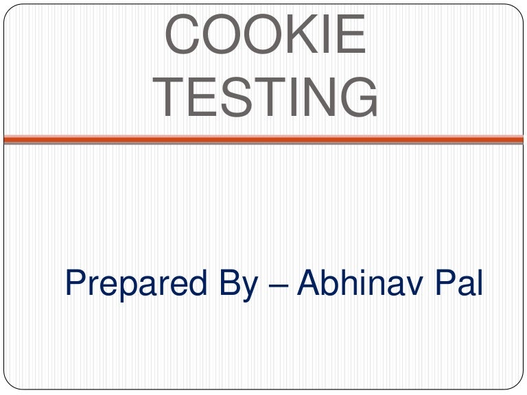 Cookies testing Cookies testing