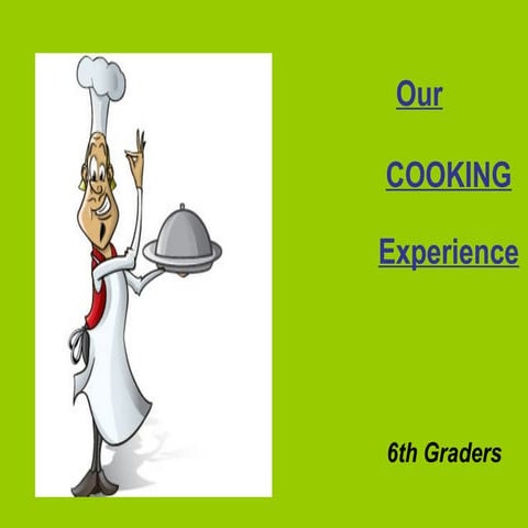 Cooking Experience | PPT